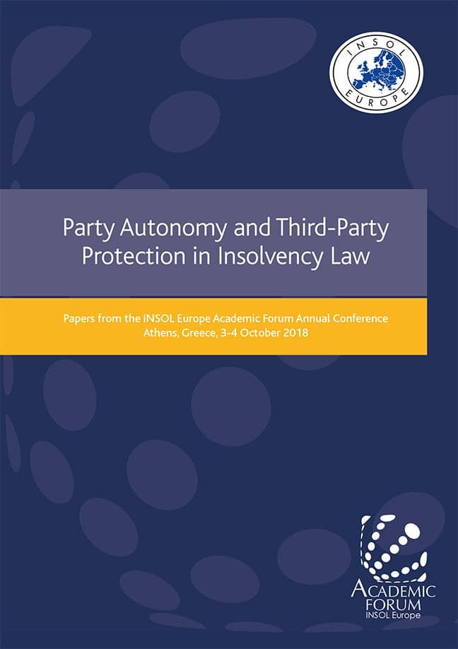 Party Autonomy and Third-Party Protection in Insolvency Law – Corporate ...